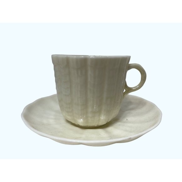 Belleek | Dining | Belleek Ireland Bone China Neptune Yellow Demitasse ...